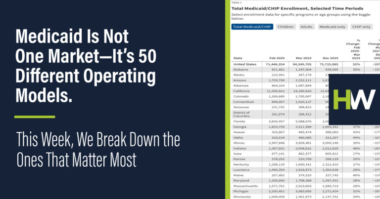 Medicaid Is Not One Market—It’s 50 Different Operating Models. This ...